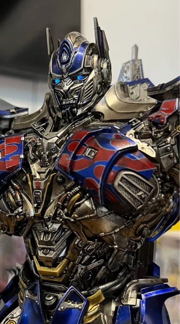 [Custom Paint] Threezero 3A DLX The Last Knight Optimus Prime, Hobbies ...