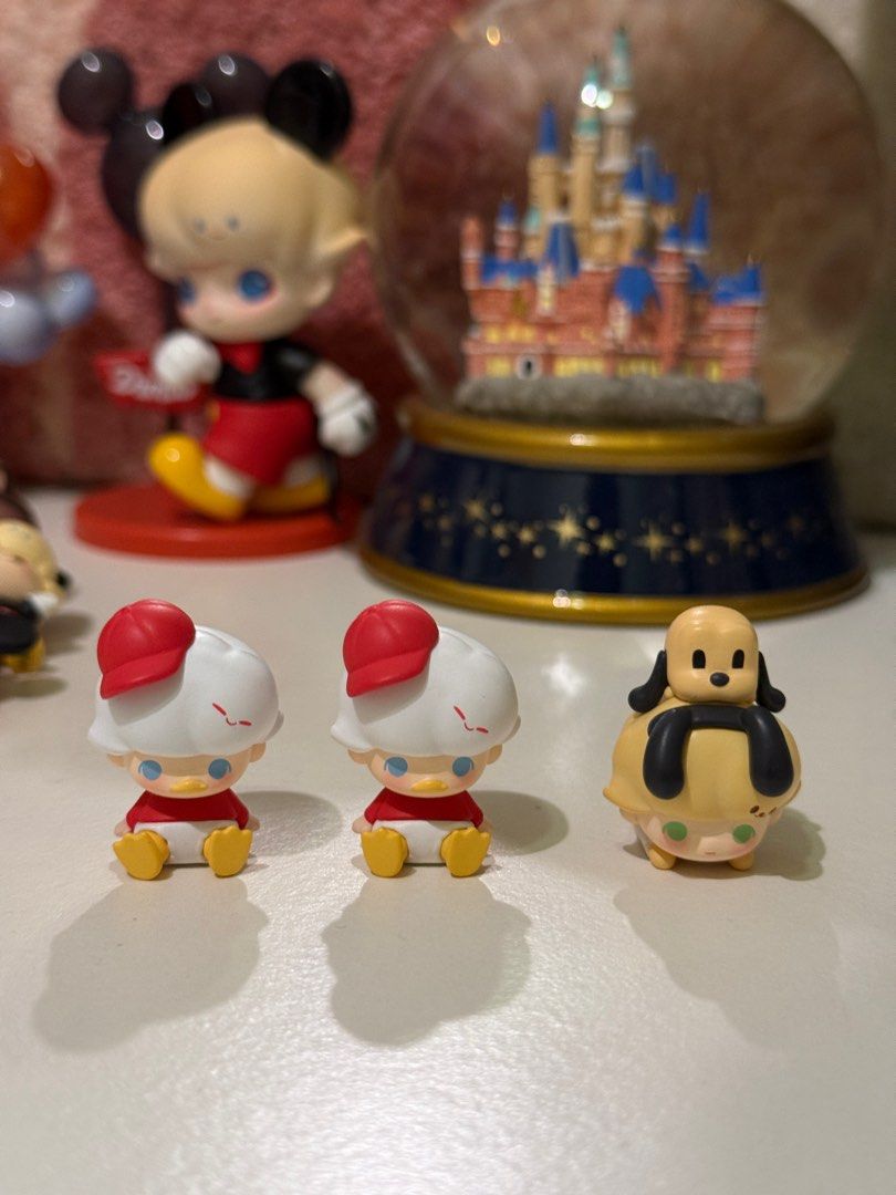 Dimoo x Disney Pop Bean - Pluto and Huey Duck, Hobbies & Toys, Toys ...