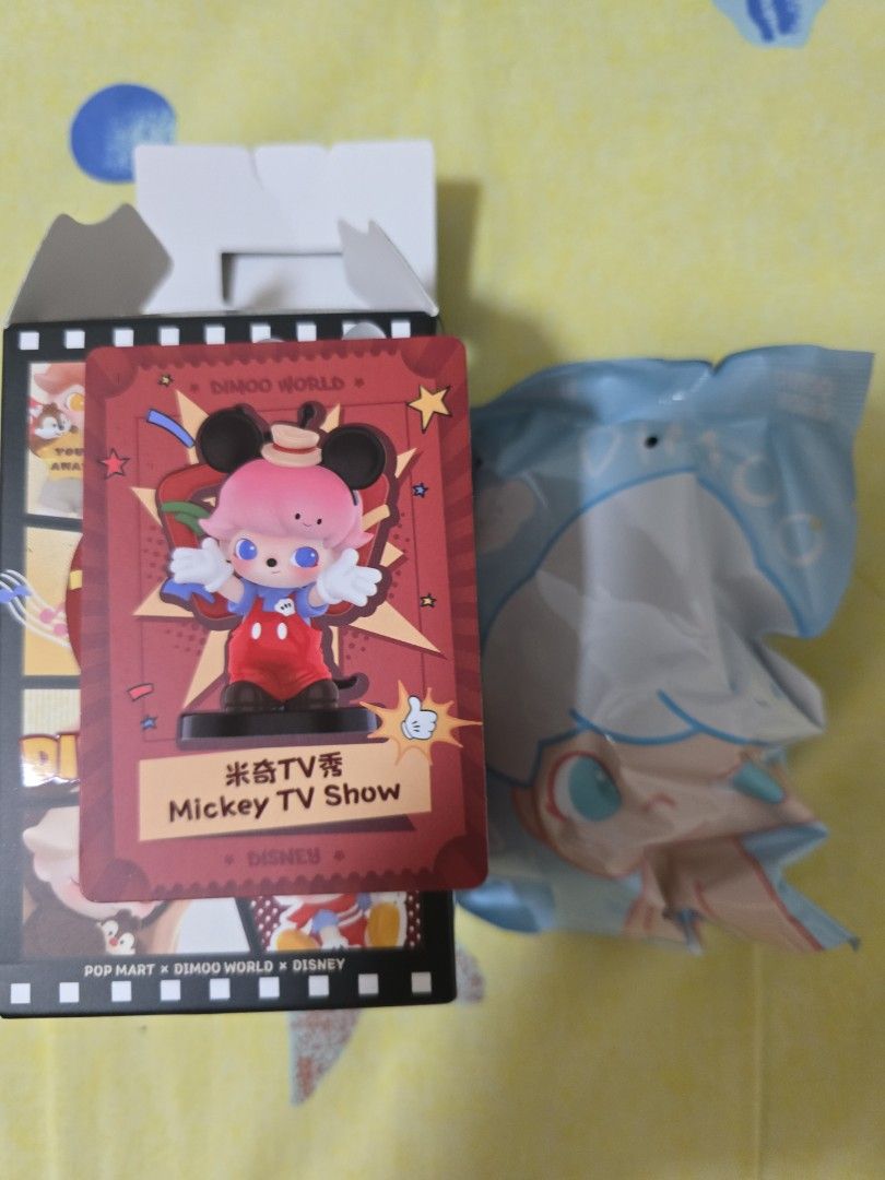 Dimoo x Disney Pop Mart Chip and Dale Mickey TV Show BNIF, Hobbies ...