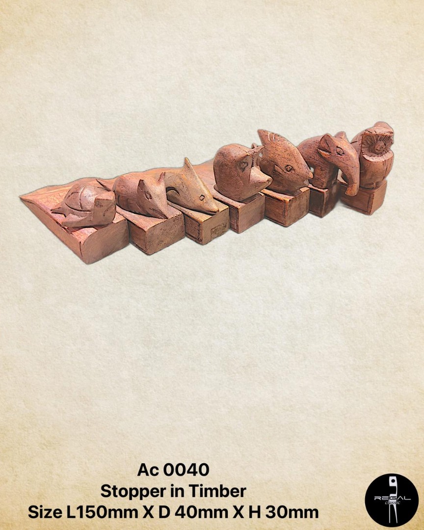 Door Stopper in Timber, Furniture & Home Living, Security & Locks ...