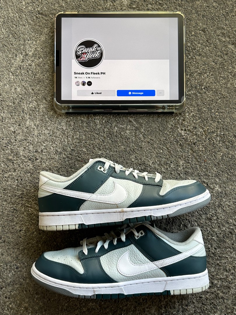 dunk low premium 'split - deep jungle', Men's Fashion, Footwear ...