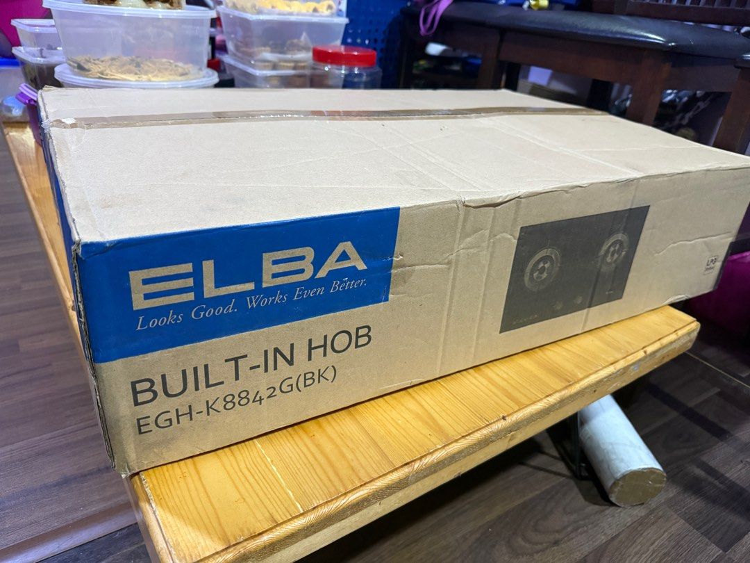 ELBA 2 Burner Built-In Hob (BLACK) EGH-K8842G(BK), TV & Home Appliances ...