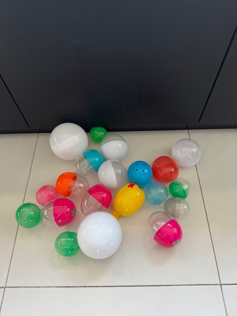 Empty gachapon capsule balls, Hobbies & Toys, Toys & Games on Carousell