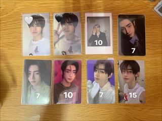 ENHYPEN SUNOO LOMO CARDS KPOP PHOTOCARDS SET, Hobbies & Toys ...