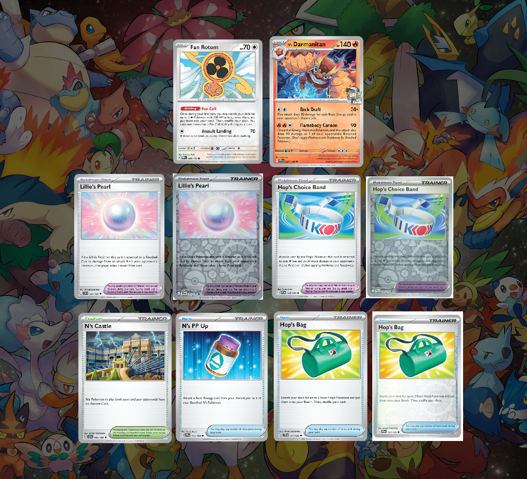 [Fan Rotom, N PP Up, Lilie's Pearl] Pokemon TCG Journey Together ...