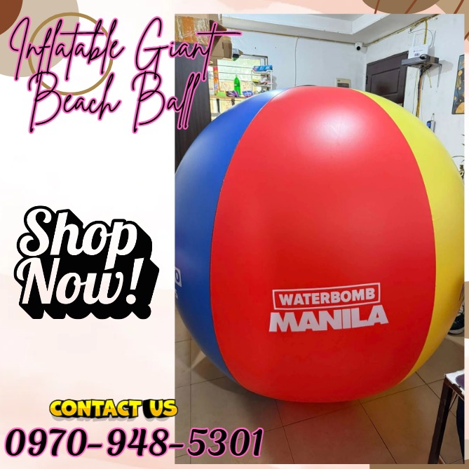 FOR SALE Giant Inflatable Beach Ball 5FT Rainbow Color Ball Huge Beach ...