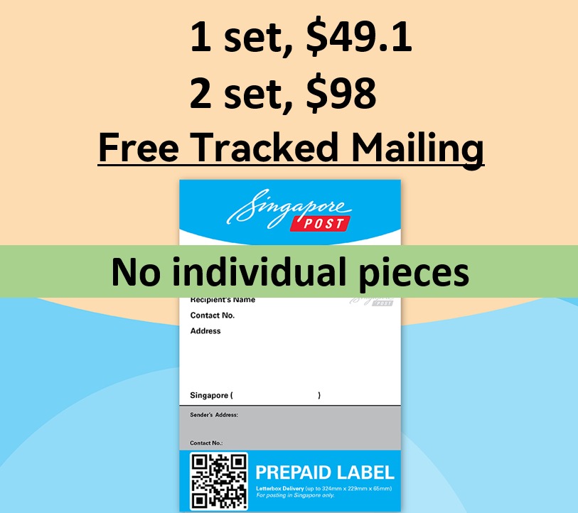 Free Track Singpost Label mailing, smartpac small medium, Hobbies ...