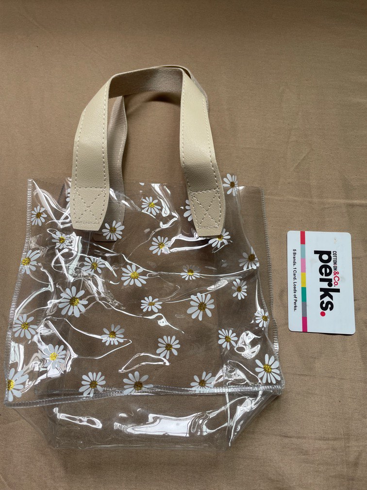 Free transparency hand bag, Women's Fashion, Bags & Wallets, Tote Bags ...