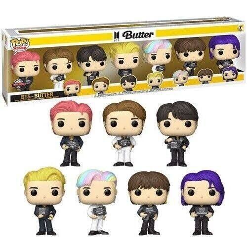 Funko Pop Rocks - BTS Butter 7 Pack | RM, Jin, Suga, J-Hope, Jimin, V, Jungkook | DAMAGED BOXES ...