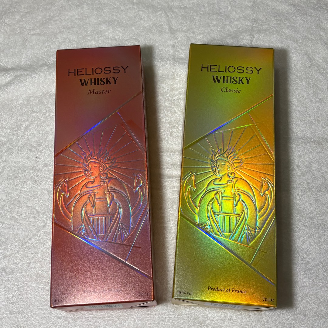 HELIOSSY 斯 威士忌 黃金 Classic / 玫瑰金 Master, 嘢食 & 嘢飲, 酒精飲料 - Carousell