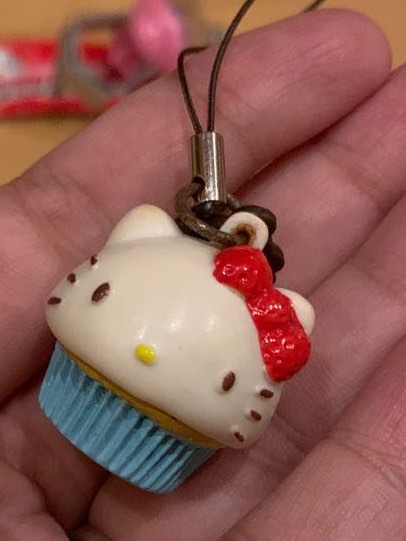 Hello Kitty Cupcake Pastries Charm , Women's Fashion, Jewelry ...