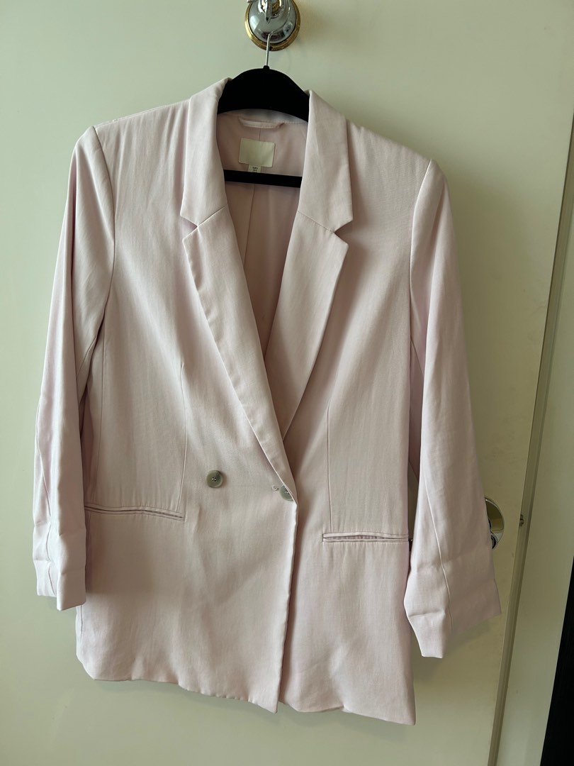 H&M Oversized Blazer, Women's Fashion, Coats, Jackets and Outerwear on ...