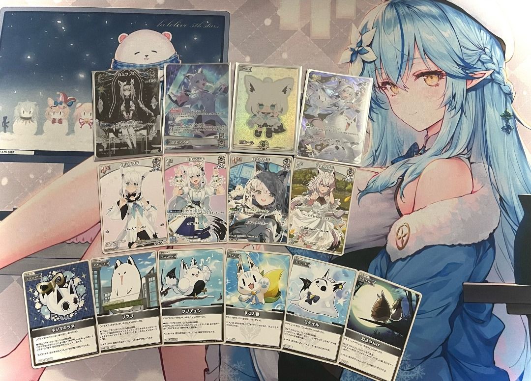 Hololive 白上フブキ 白上吹雪 Fubuki hbp02 第二彈 Official Card Game ocg tcg ( sy sr osr rr r u c ), 興趣及遊戲 ...