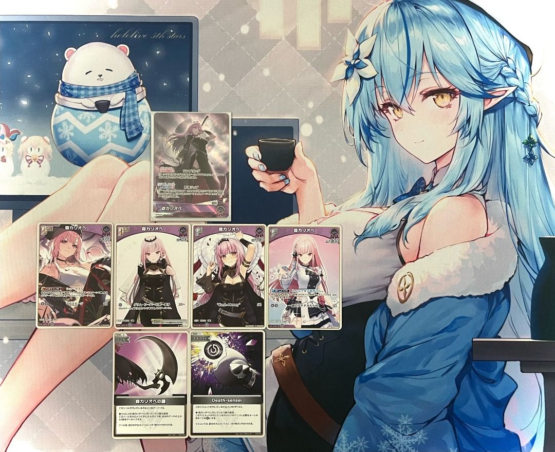 Hololive 森カリオペ 死神 Mori Calliope 森美聲 hbp02 第二彈 Official Card Game ocg tcg cheki 相卡 ( sr osr r u c ...