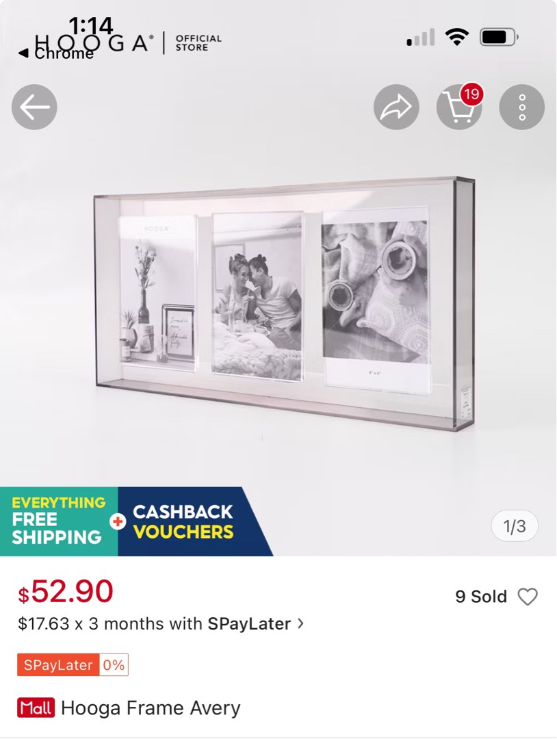 Hooga Avery Wall Frame, Furniture & Home Living, Home Decor Accessories ...
