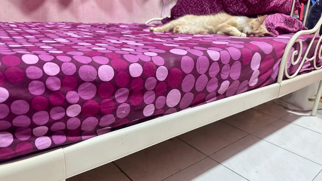 IKEA extendable single bed, Furniture & Home Living, Furniture, Bed ...