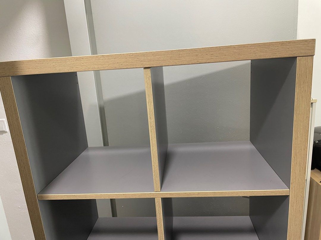 Ikea Kallax Grey RM150, Furniture & Home Living, Furniture, Shelves ...