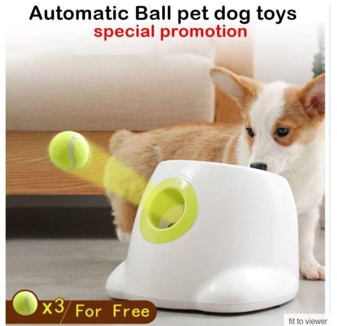 Interactive Pet Dog ball fetch throwing machine Toys Large Dog ...