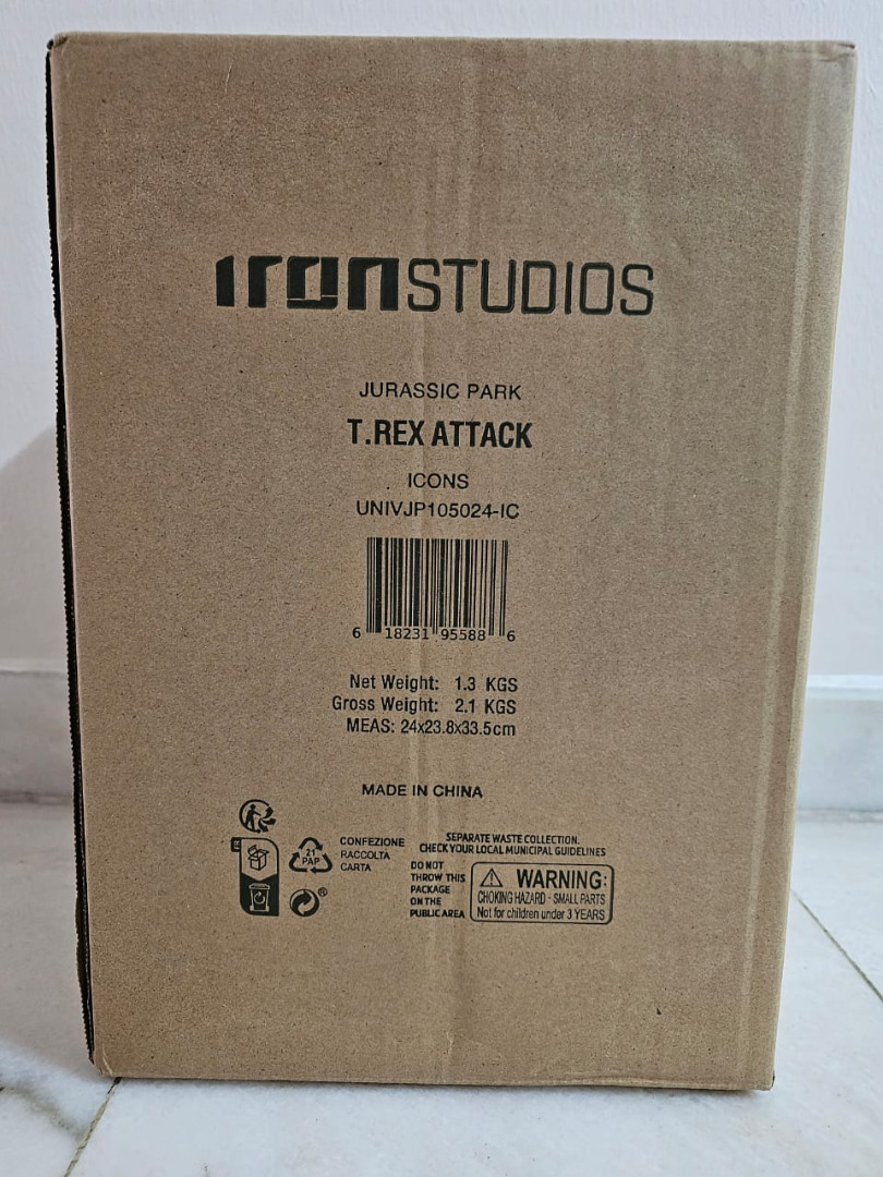 Iron Studios - T-Rex Attack - Jurassic Park - Icons (PREORDER), Hobbies ...