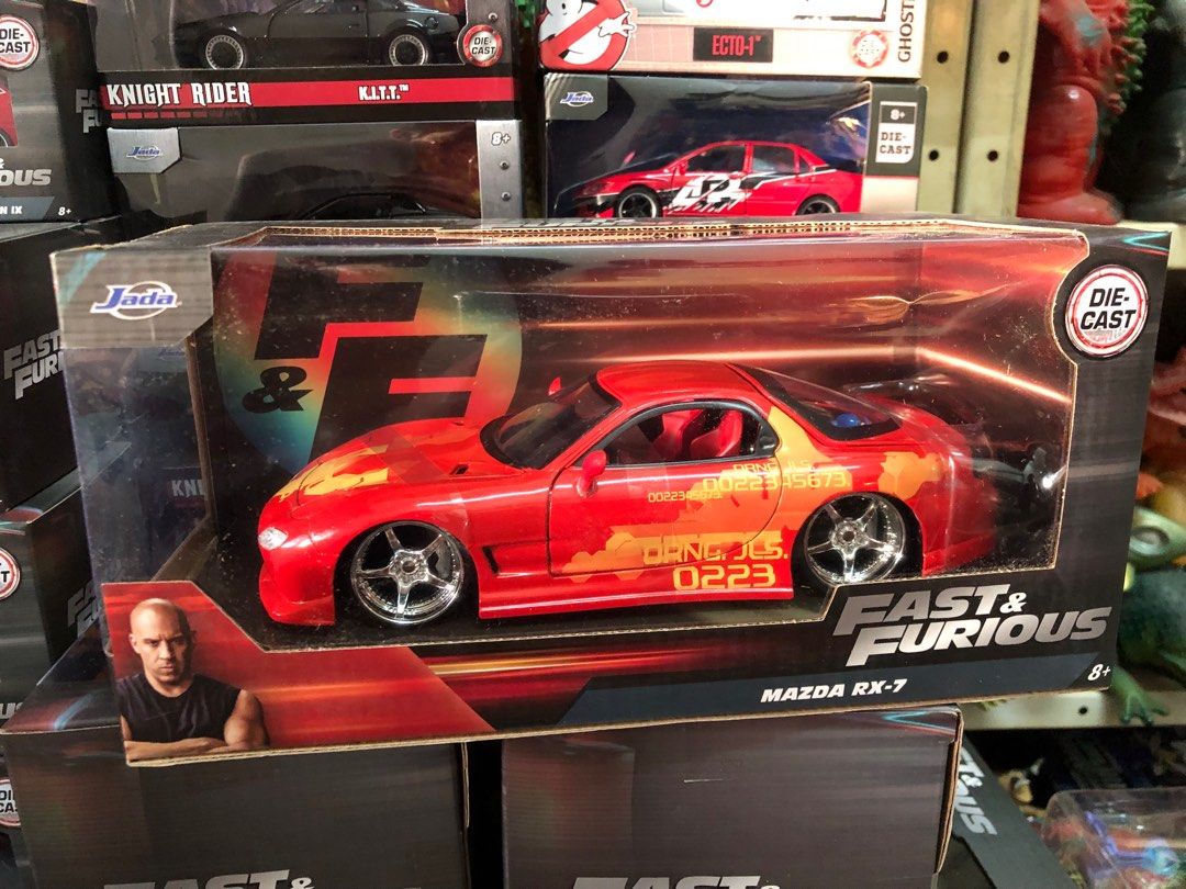 Jada toys 1:24 FF JLS Mazda RX-7, Hobbies & Toys, Toys & Games on Carousell
