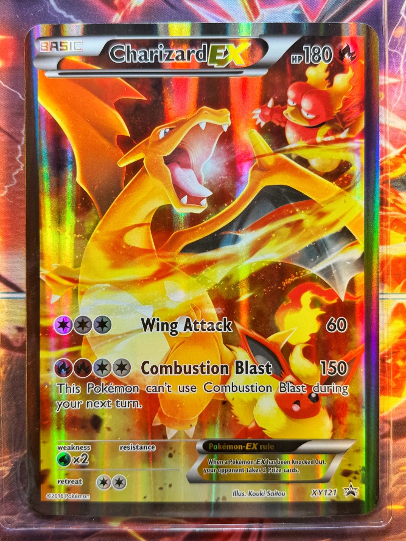 [JUMBO CARD] Charizard EX - Pokemon Cards XY Promo 121 (Jumbo), Hobbies ...