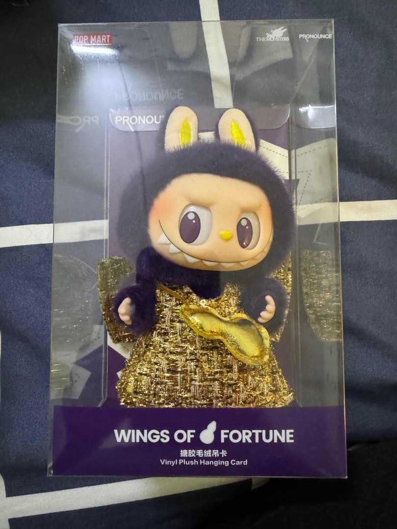 Labubu Wing Of Fortune, Hobbies & Toys, Toys & Games on Carousell
