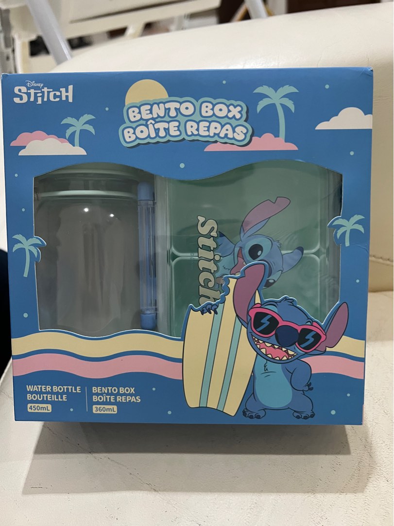 Lilo Stitch Bento Box and Water Bottle Set Kotak Makan dan Botol Minum ...