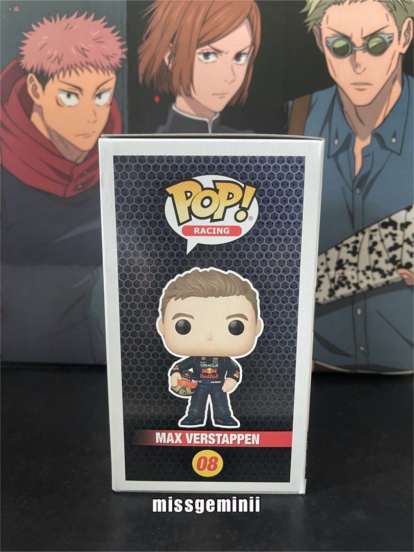 Max Verstappen Red Bull Formula 1 Funko Pop, Hobbies & Toys, Toys ...
