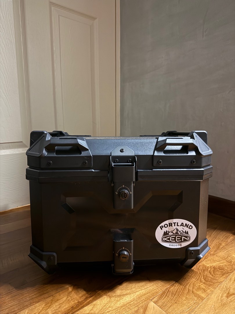 Motorcycle Box 45L with KEEN sticker (inspired by hepco becker ...