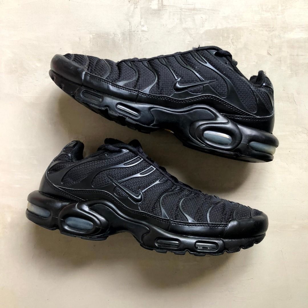 Nike Air Max TN Plus "Triple Black" (1), Men's Fashion, Footwear ...