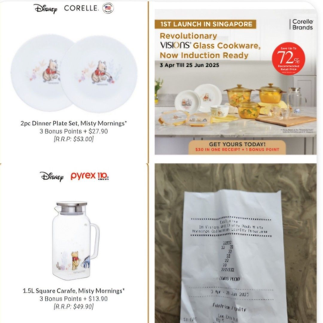 [$1 for 2 points] NTUC Bonus Points - NTUC IH Visions and Disney Pooh ...