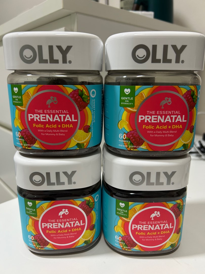 OLLY Prenatal Folic Acid + DHA, Health & Nutrition, Health Supplements, Vitamins & Supplements ...