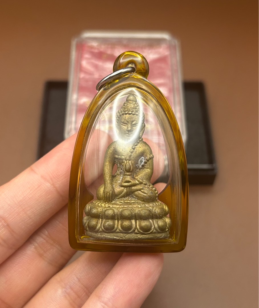 Phra Kring back Pu Leursi, Buddha Mongkol Roon Bucha Kru Model, Phra Ajarn Ueng, Wat Cheng Wai ...