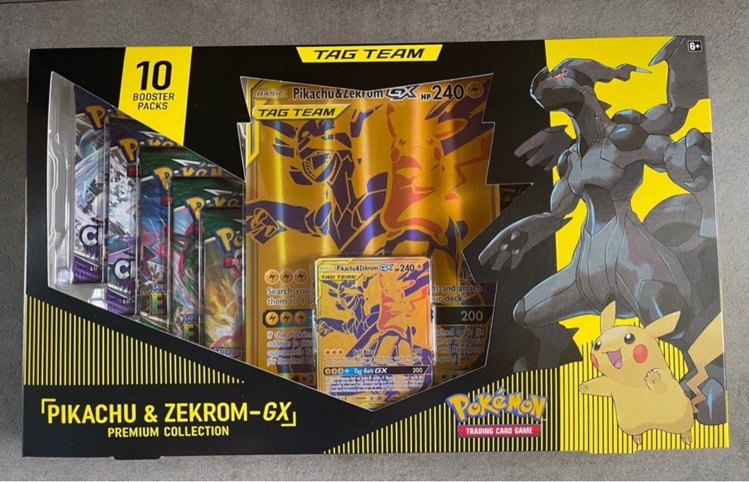 Pokemon card - Pikachu & Zekrom GX premium collection, Hobbies & Toys, Memorabilia ...