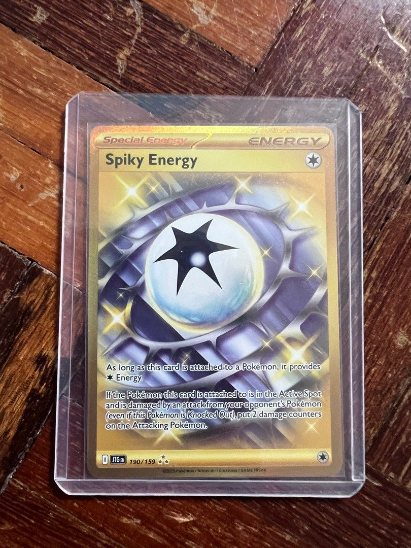 Pokemon Spiky Energy Gold, Hobbies & Toys, Toys & Games on Carousell