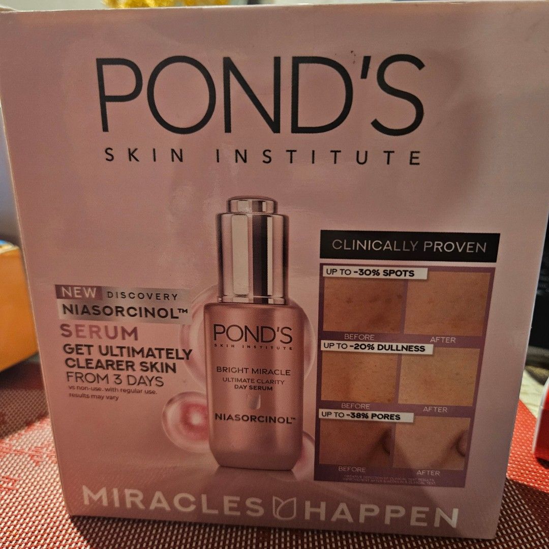 PONDS 50x Niasorcinol Bright Miracle Ultimate Clarity Serum 30g ...