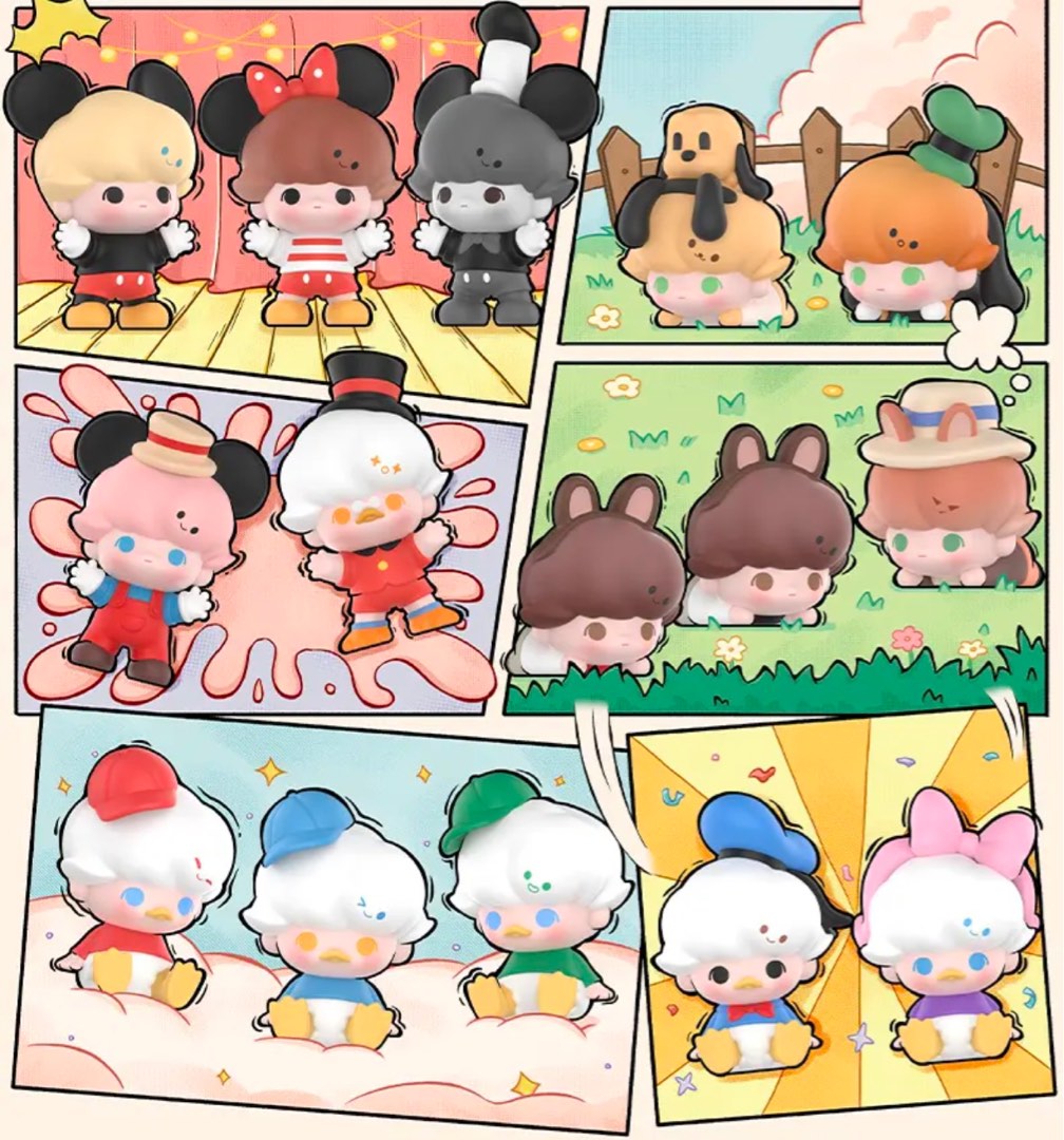 Popmart Dimoo Disney land Popbean｜Dimoo World迪士尼萌粒 未拆, 興趣及遊戲, 玩具 & 遊戲類 ...