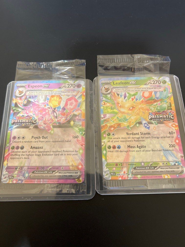 Prismatic Evolutions Surprise Box Promo Cards (READ DESC), Hobbies ...