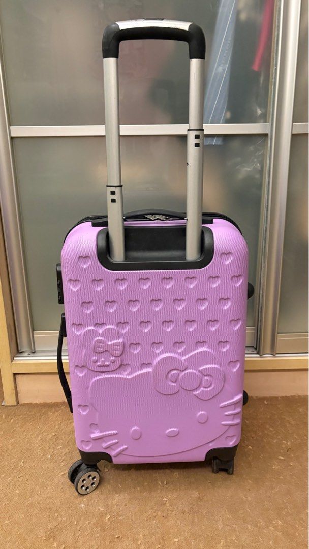 Purple Hello Kitty Luggage, Luxury, Bags & Wallets on Carousell