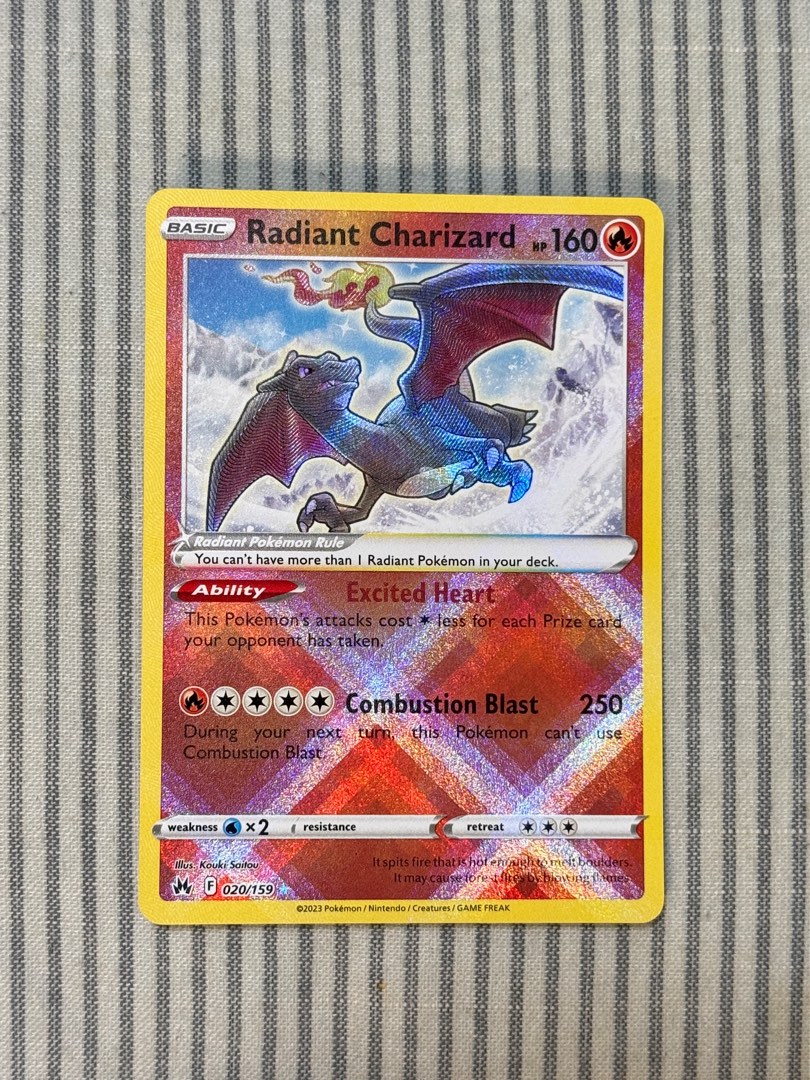 Radiant Charizard - Pokemon Cards, Hobbies & Toys, Toys & Games on ...