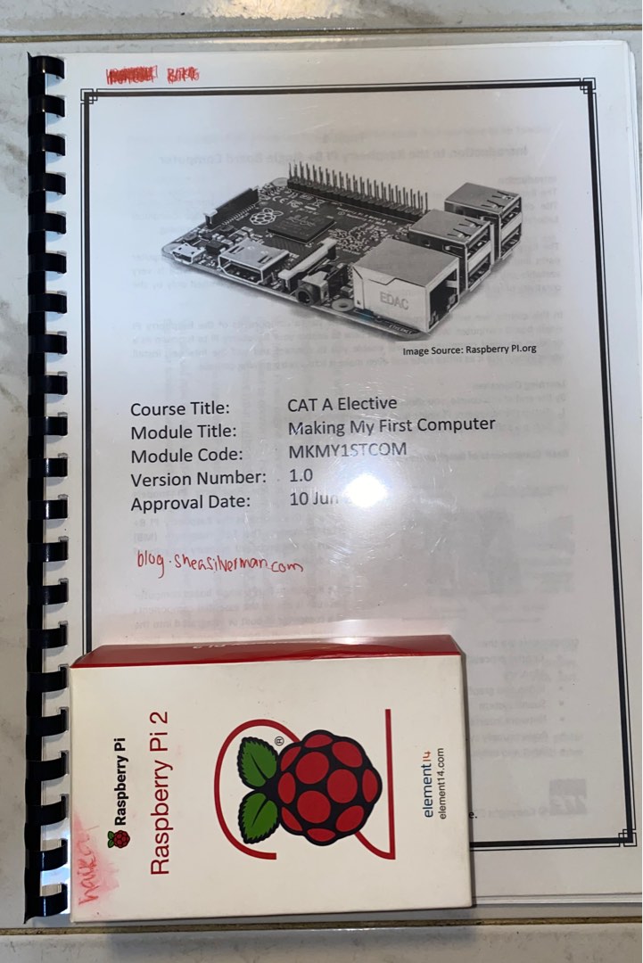 Raspberry Pi 2 Model B, 1GB with Lab sheets, Computers & Tech, Parts ...