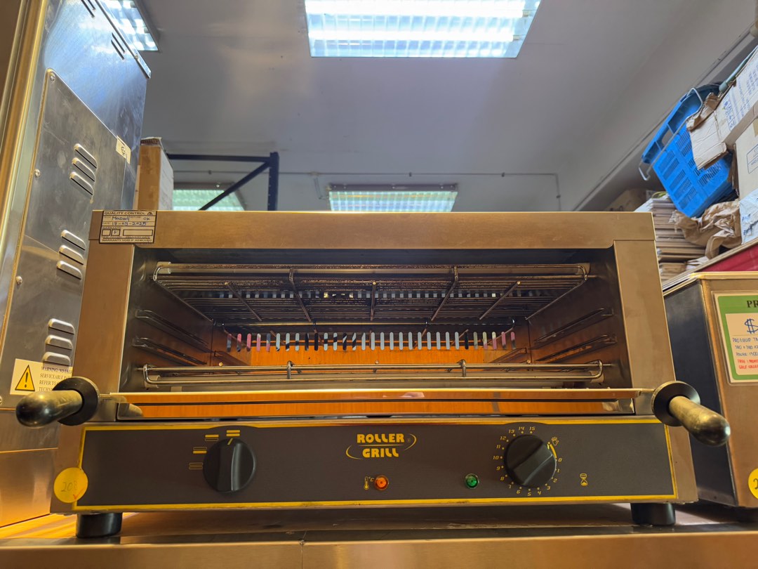 Roller Grill Single Level Electric Salamander Toaster/Infrared ...