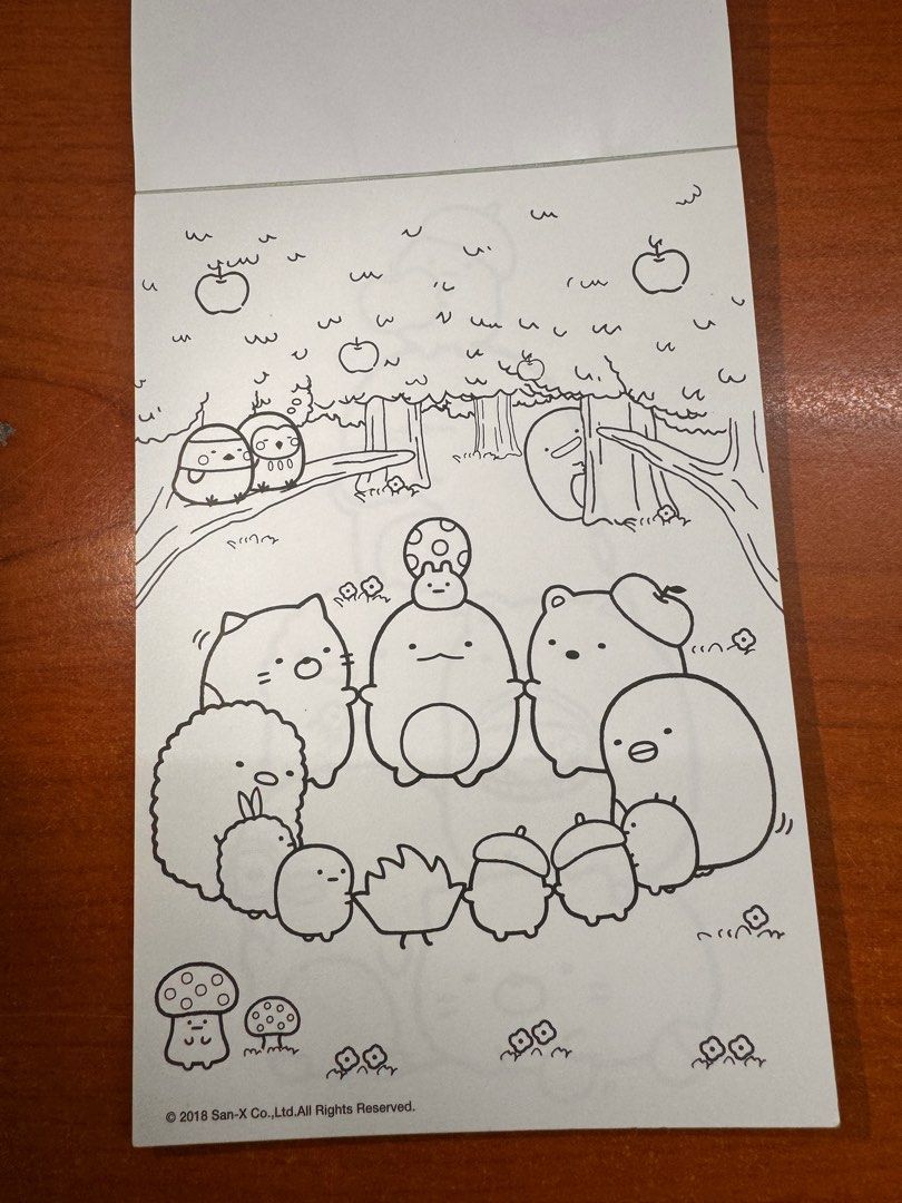 San-x Sumikko Gurashi sumikkogurashi Colouring Book 16 designs, Hobbies ...