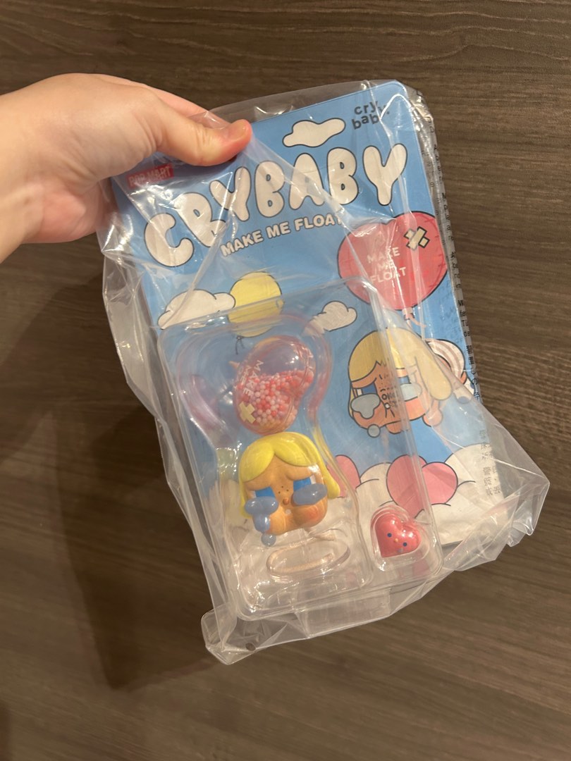 Sealed instock authentic popmart crybaby make me float blister pack ...