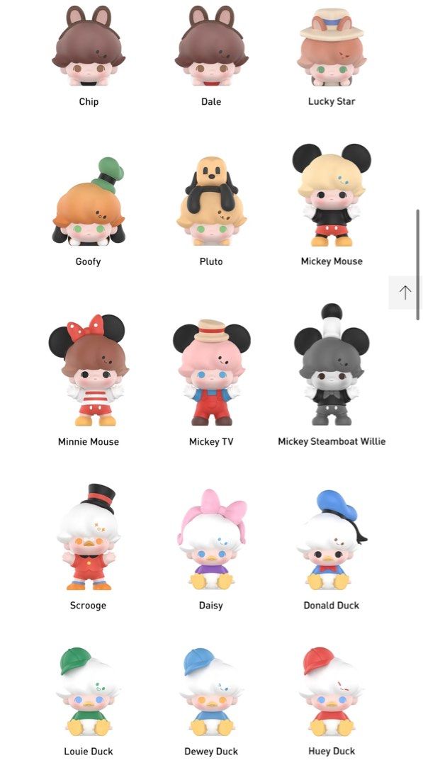 SECURED GO POPBEAN DIMOO WORLD X DISNEY POPMART CHIP DALE LUCKY STAR ...