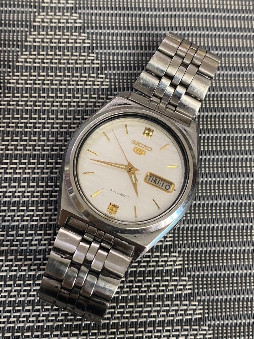 Seiko 5 7009-876A Stainless Steel Automatic Watch Vintage - Preloved / No Box / Sellng As Is ...
