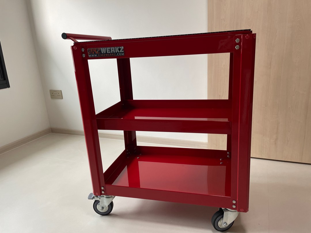 Simzwerkz boxo heavy duty cart trolley, Furniture & Home Living ...