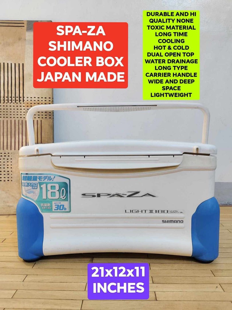 SPA-ZA SHIMANO LIGHT 180 IMPORTED FROM JAPAN 18 LITERS CAPACITY, Sports ...