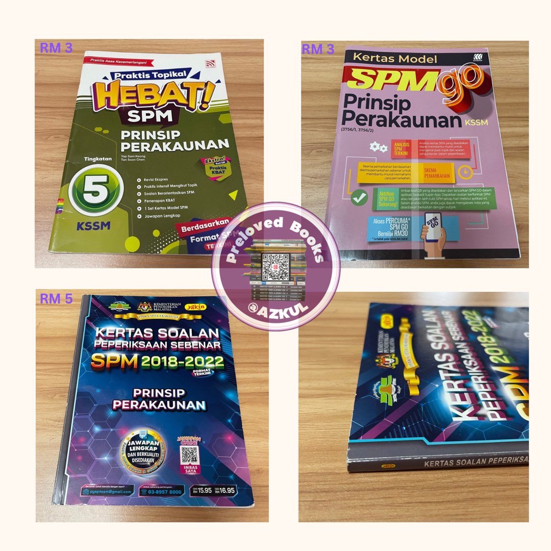 SPM Prinsip Perakaunan Akaun Kertas Model Kertas Peperiksaan Book Yakin ...