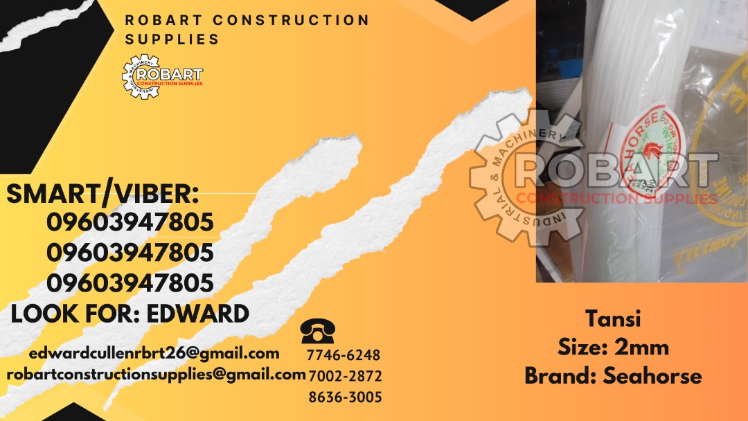 Tansi 2mm, Commercial & Industrial, Construction & Building Materials ...